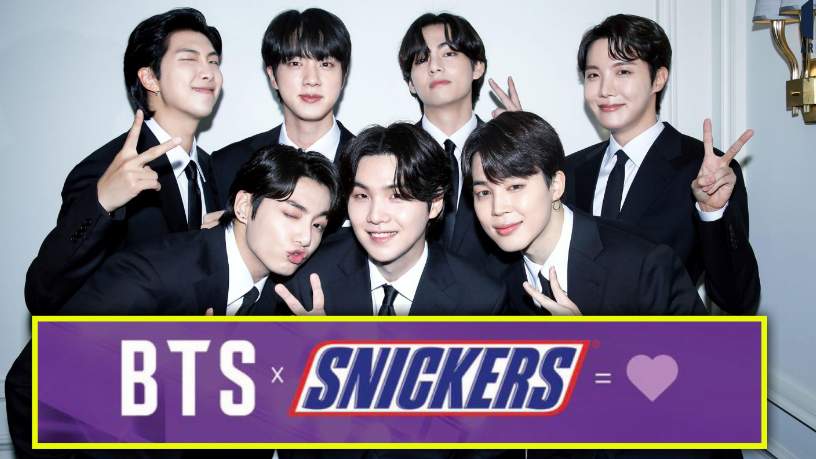 تعاون فرقة بتس مع سنيكرز BTS x Snickers - آراكيبوب | ‎arakpop