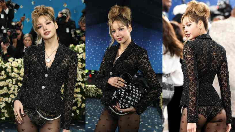 بلاك بينك ليسا بدون بنـ.طال في حفل ميت غالا Met Gala 2025 - آراكيبوب | ‎arakpop